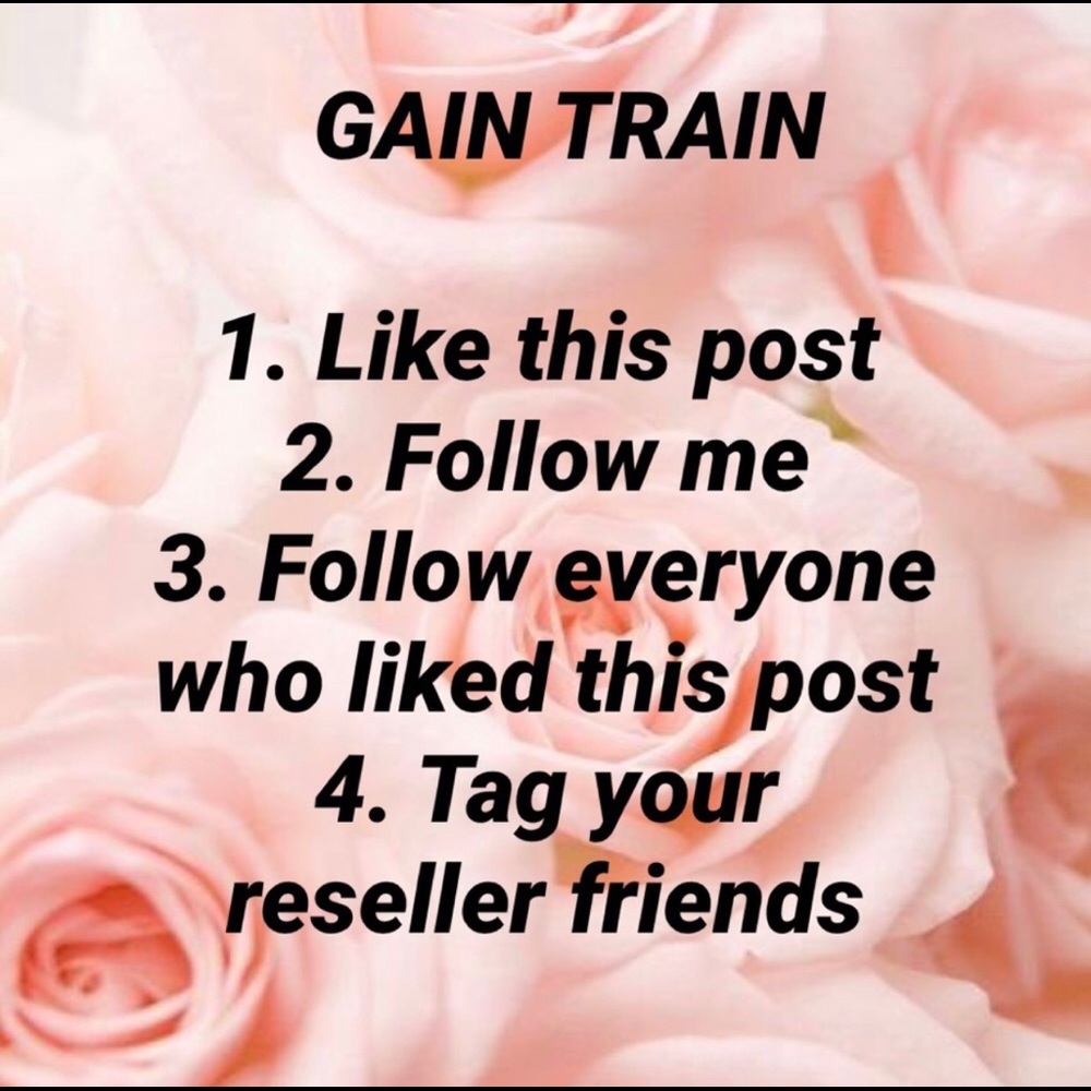 Join The Gain Train! Like Follow Share - Gem